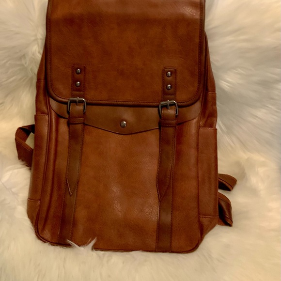 Vbiger | Bags | Vbiger Mens Pu Leather Vintage Laptop Backpack | Poshmark